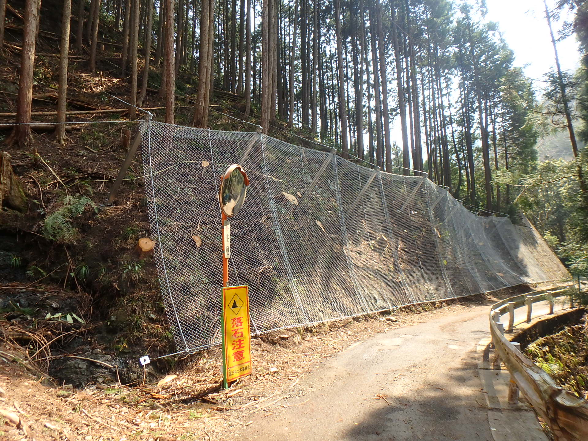落石対策工事 | 株式会社ソルテック